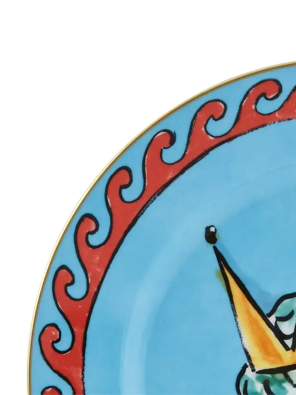 GINORI 1735 Viaggio Di Nettuno Porcelain Dinner Plate