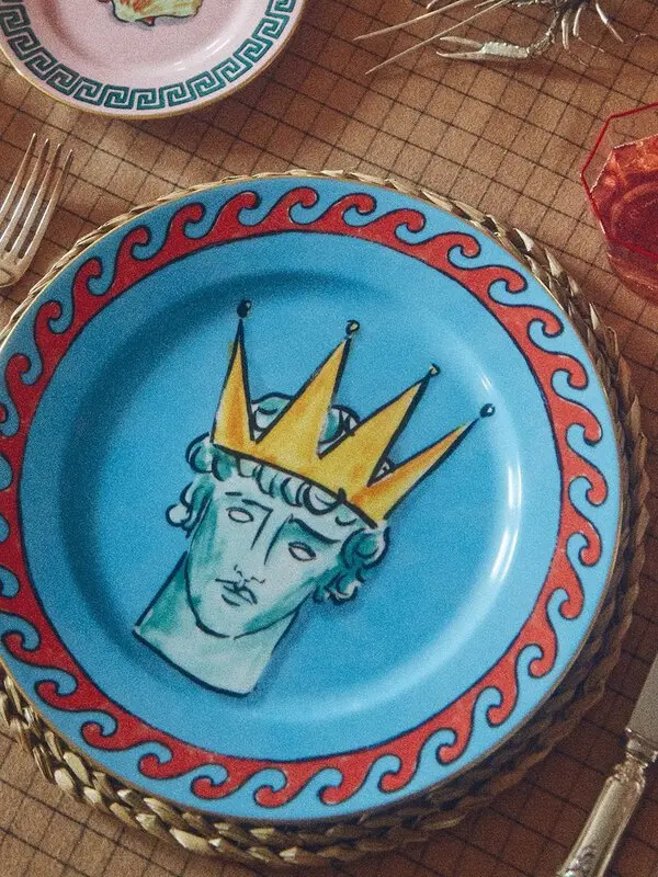 GINORI 1735 Viaggio Di Nettuno Porcelain Dinner Plate