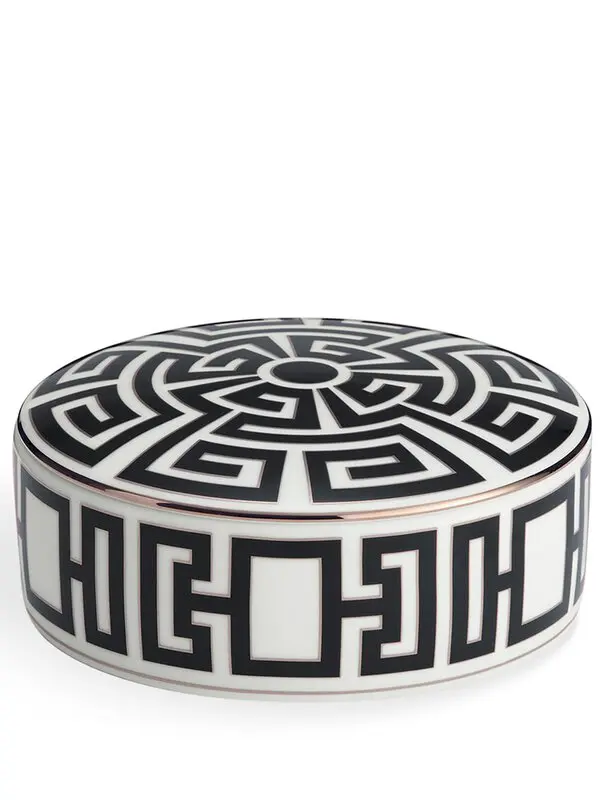 GINORI 1735 Labirinto Trinket Box - Black