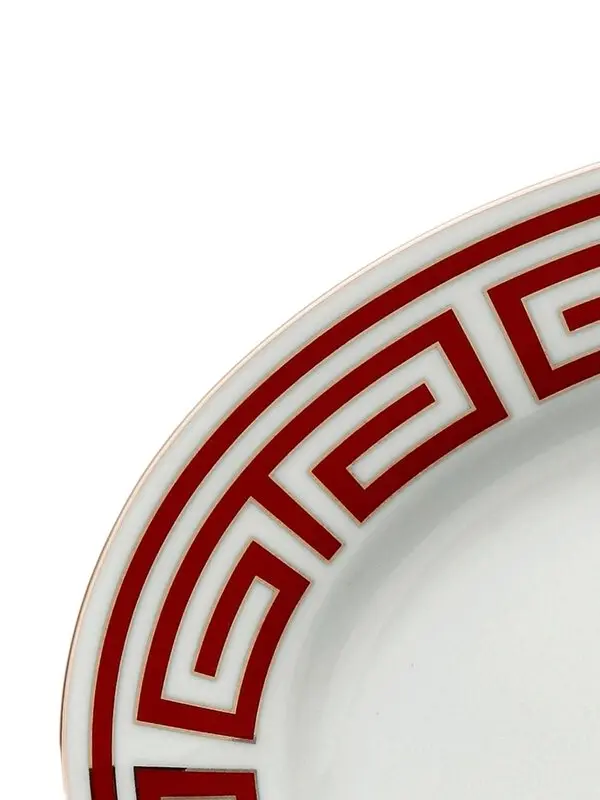 GINORI 1735 Labirinto Oval Serving Platter - Red