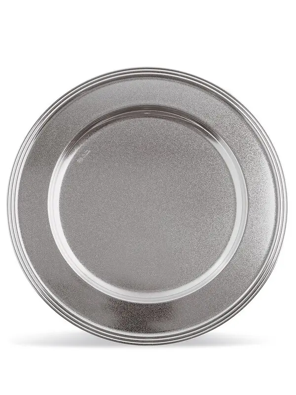 SAMBONET Avenue Stripe-edge Plate - Silver