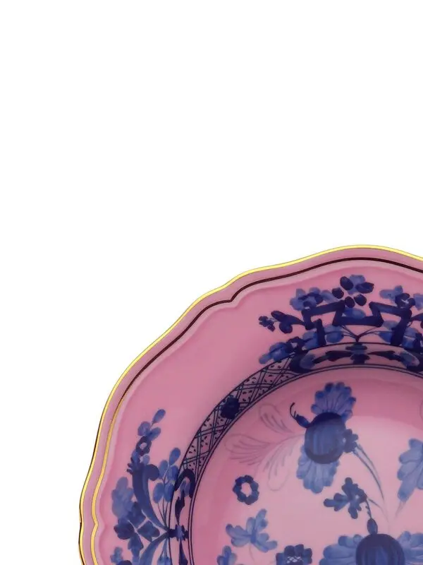 GINORI 1735 Oriente Italiano Porcelain Soup Plate - Pink