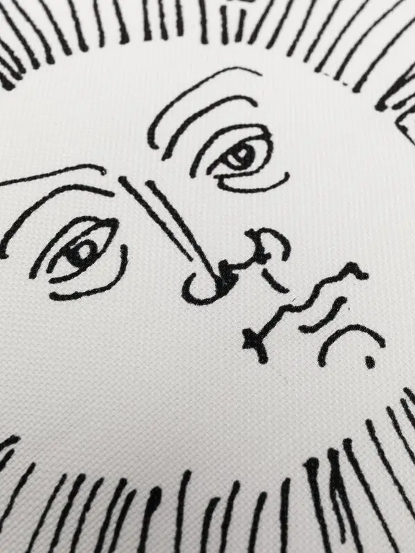 FORNASETTI Solamente-print Cushion