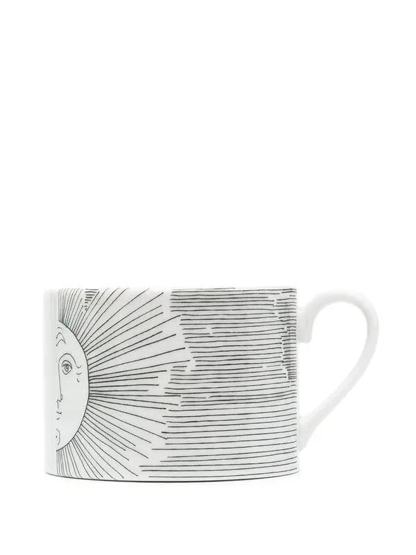 FORNASETTI Solitario Cup And Plate Set
