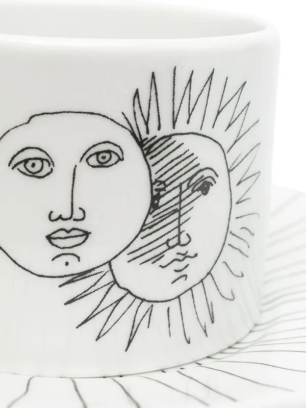 FORNASETTI Solitario Cup And Plate Set