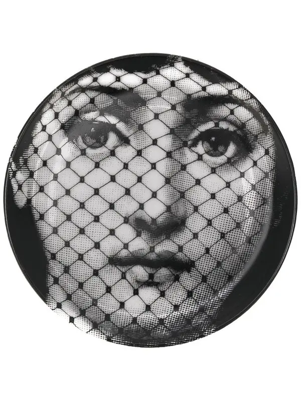 FORNASETTI Face Print Saucer