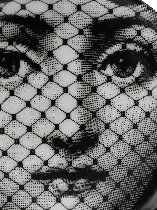 FORNASETTI Face Print Saucer