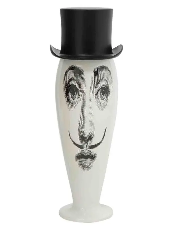 FORNASETTI Top Hat Lidded Vase