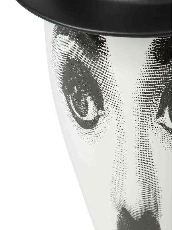 FORNASETTI Bowler Hat Lidded Vase