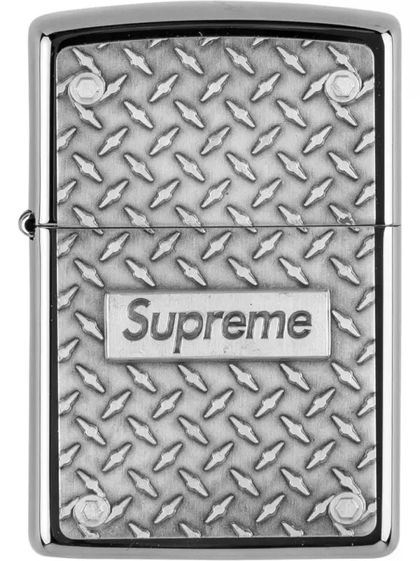 Supreme Diamond Plate Zippo Lighter