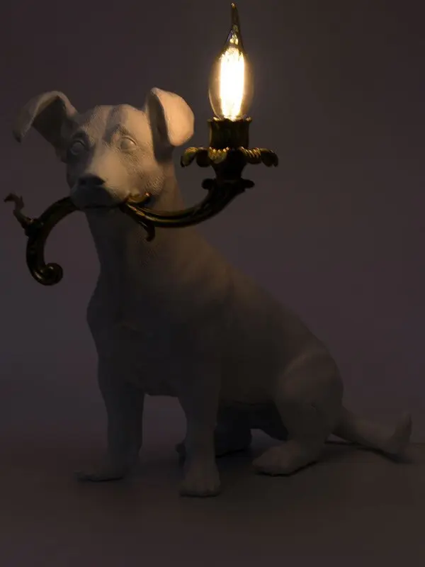 SELETTI Dog Candelabra Lamp