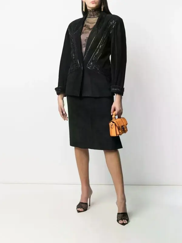 A.N.G.E.L.O. VINTAGE CULT 1980s Single-breasted Skirt Suit