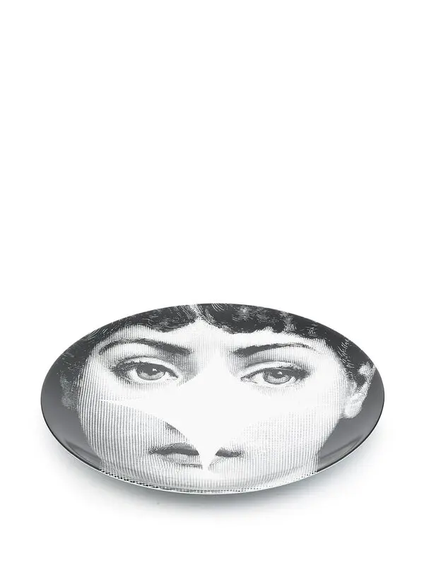 FORNASETTI Tema E Variazioni 42 Wall Plate - White