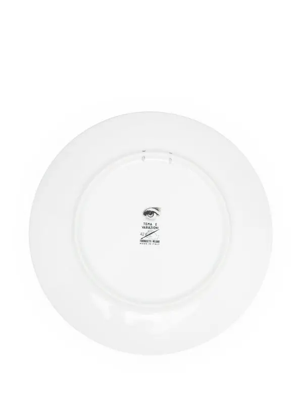 FORNASETTI Tema E Variazioni 42 Wall Plate - White