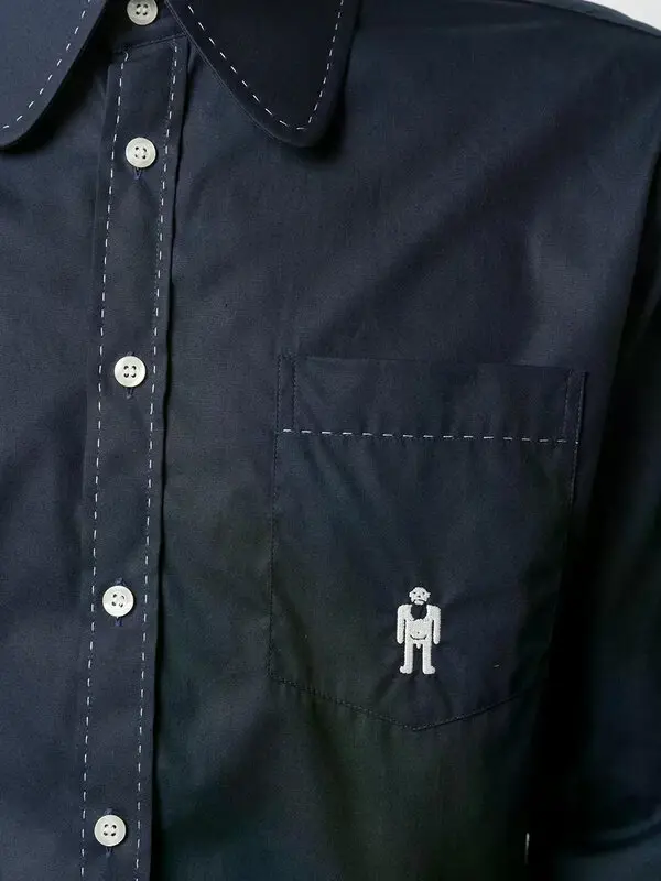 WALTER VAN BEIRENDONCK Round Embroidery Shirt