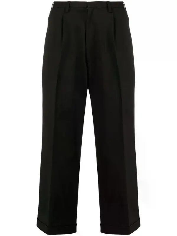 WALTER VAN BEIRENDONCK Tailored Wool/cotton Trousers