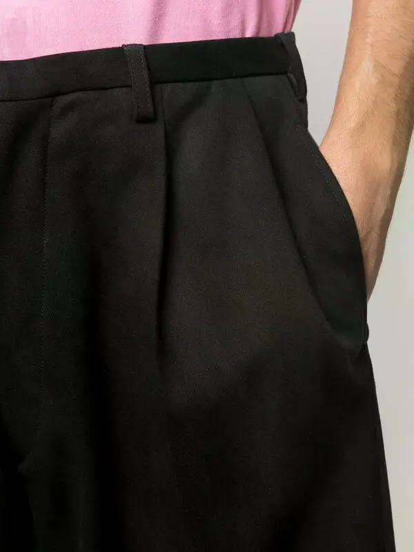 WALTER VAN BEIRENDONCK Tailored Wool/cotton Trousers