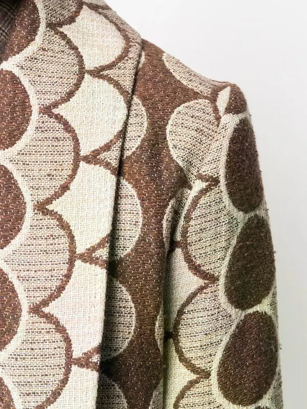 WALTER VAN BEIRENDONCK Geometric Print Jacket