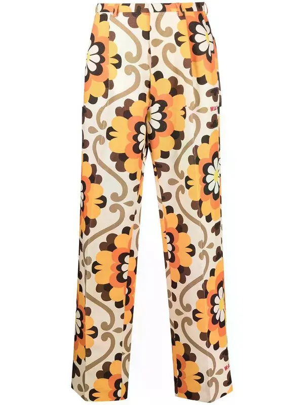 WALTER VAN BEIRENDONCK Power Flower Trousers