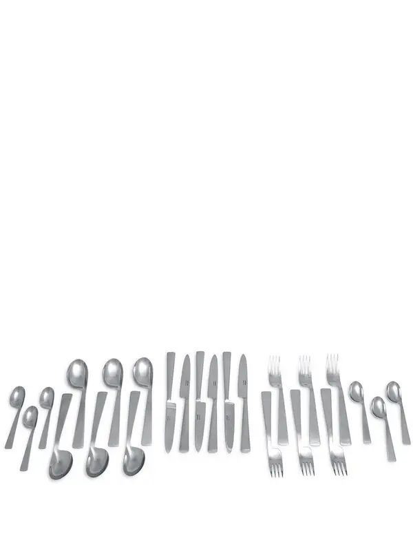 SAMBONET Gio Ponti Conca 24-piece Set - Silver