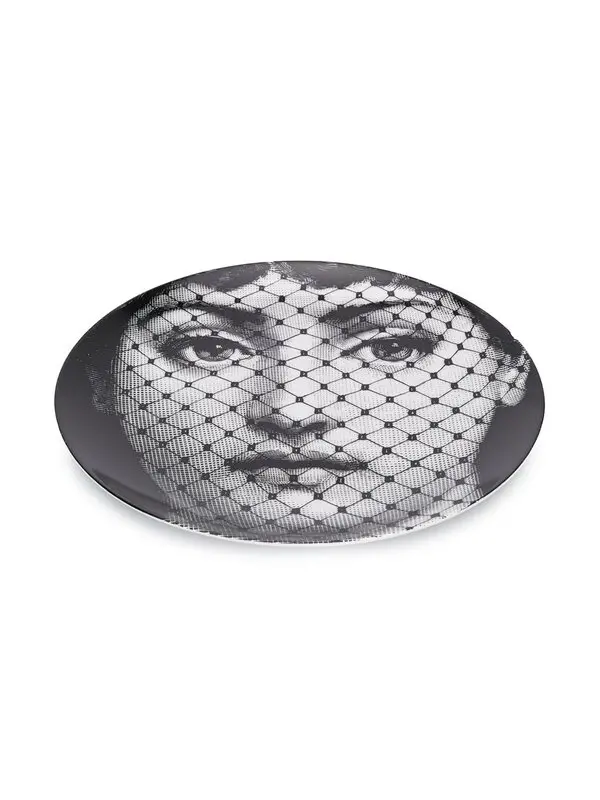 FORNASETTI Patterned Decorative Plate