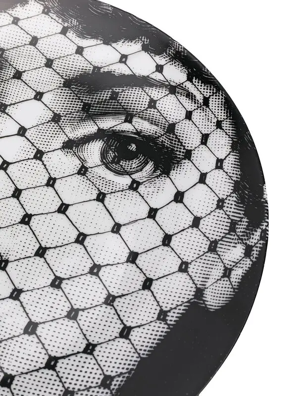 FORNASETTI Patterned Decorative Plate