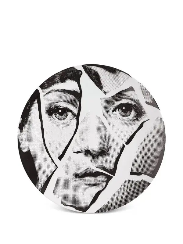 FORNASETTI Tema E Variazioni N. 2 Wall Plate - White