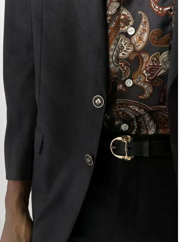 Pierre Cardin 1990s Contrasting Lapel Blazer