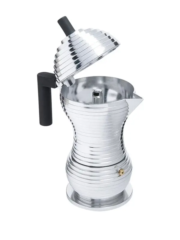 ALESSI Pulcina Espresso Coffee Maker - Silver