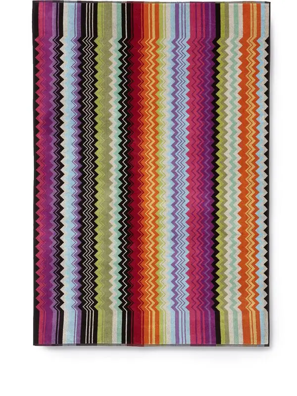 Missoni Giacomo Chevron Print Bath Towel - Orange