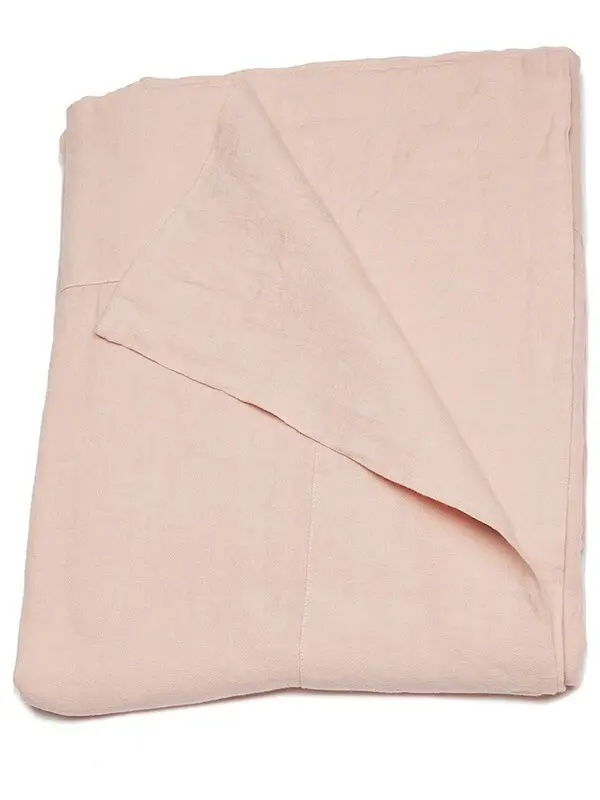 ONCE MILANO Medium Linen Tablecloth - Pink