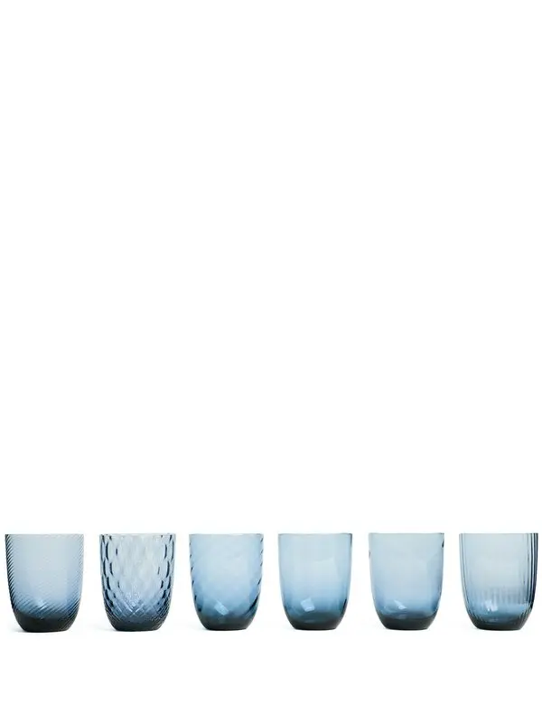NASONMORETTI Idra Water Glasses - Blue