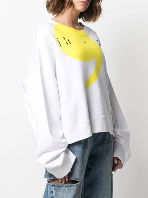 MAISON MARGIELA Logo-print Sweatshirt