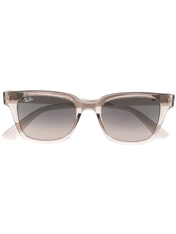 Ray-ban Transparent Square Frame Sunglasses