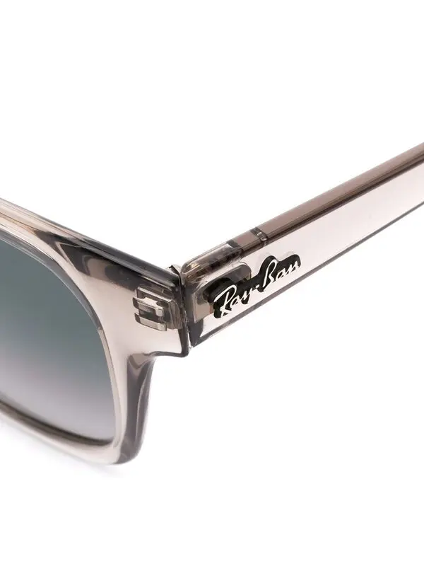 Ray-ban Transparent Square Frame Sunglasses