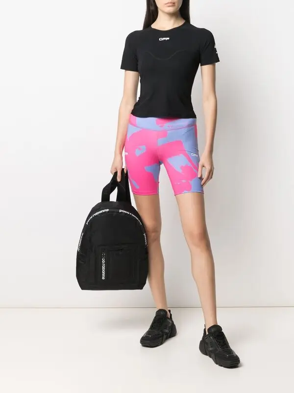 Off-White Logo Print Performance Top