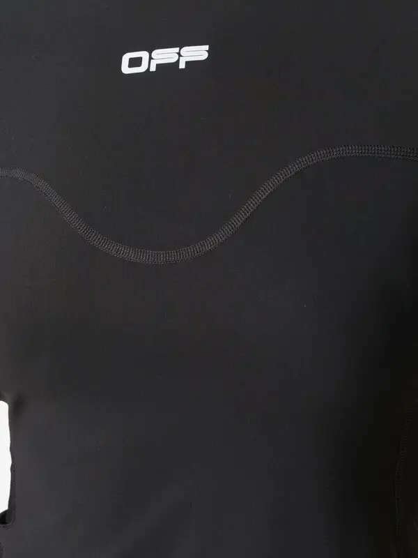 Off-White Logo Print Performance Top