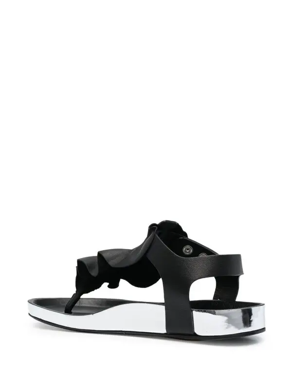 Isabel Marant Étoile Leather Ruffle-trim Sandals