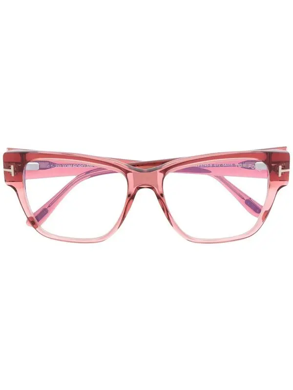 TOM FORD Square-frame Glasses - Pink