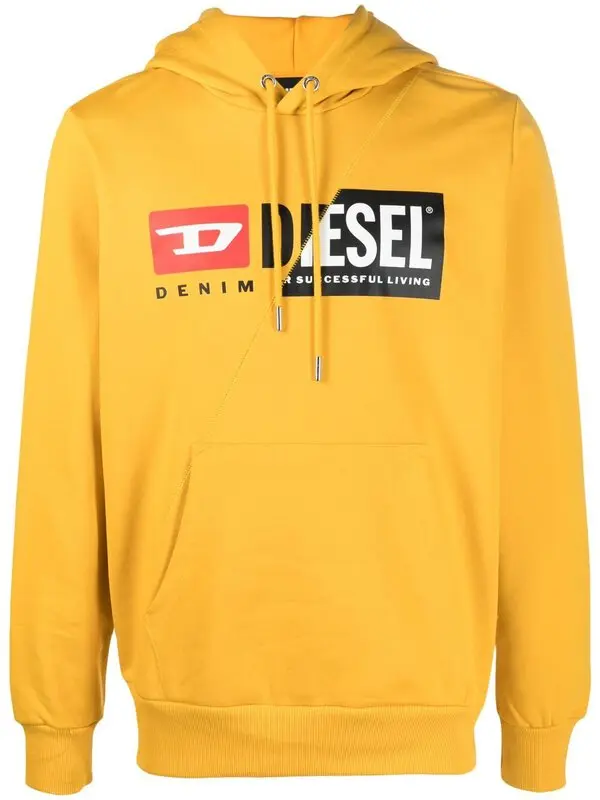 DIESEL® Logo-print Pullover Hoodie