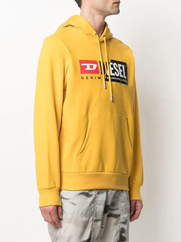 DIESEL® Logo-print Pullover Hoodie