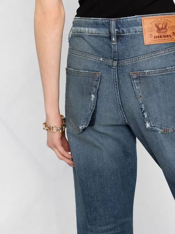 DIESEL® D-reggy Cropped Jeans