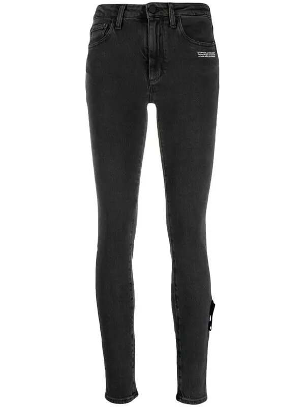 Off-White Skinny-fit Jeans - Grey