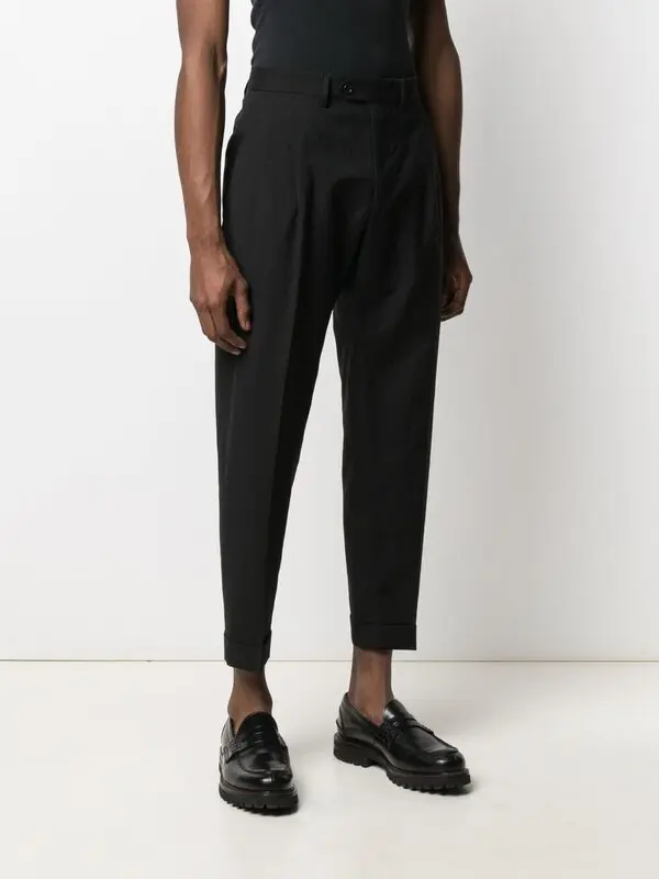 DELL'OGLIO Tailored Cropped Trousers