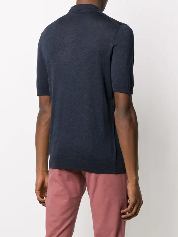 BARBA NAPOLI Knitted Polo Shirt