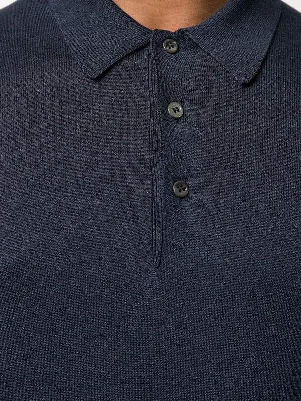 BARBA NAPOLI Knitted Polo Shirt