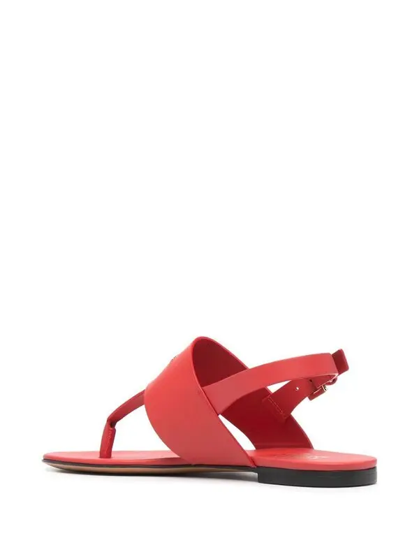 Lorena Antoniazzi Logo-studded Flat Sandals