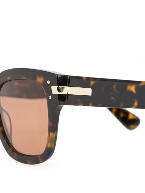 Amiri Tortoiseshell Square Frame Sunglasses - Brown