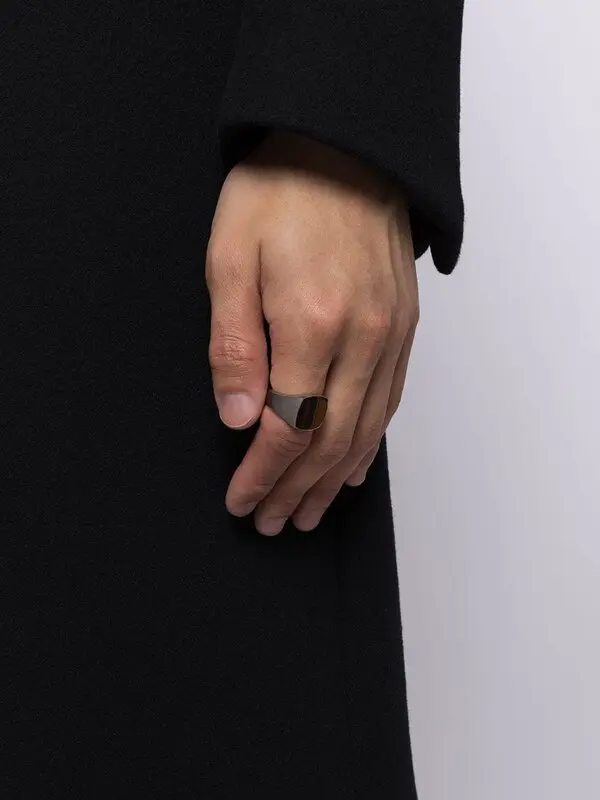 Tom Wood Cushion Tiger Eye Medium Ring