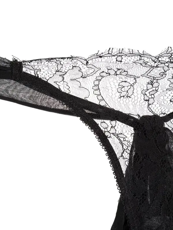 Kiki De Montparnasse Cadeau Ace-trim Thong